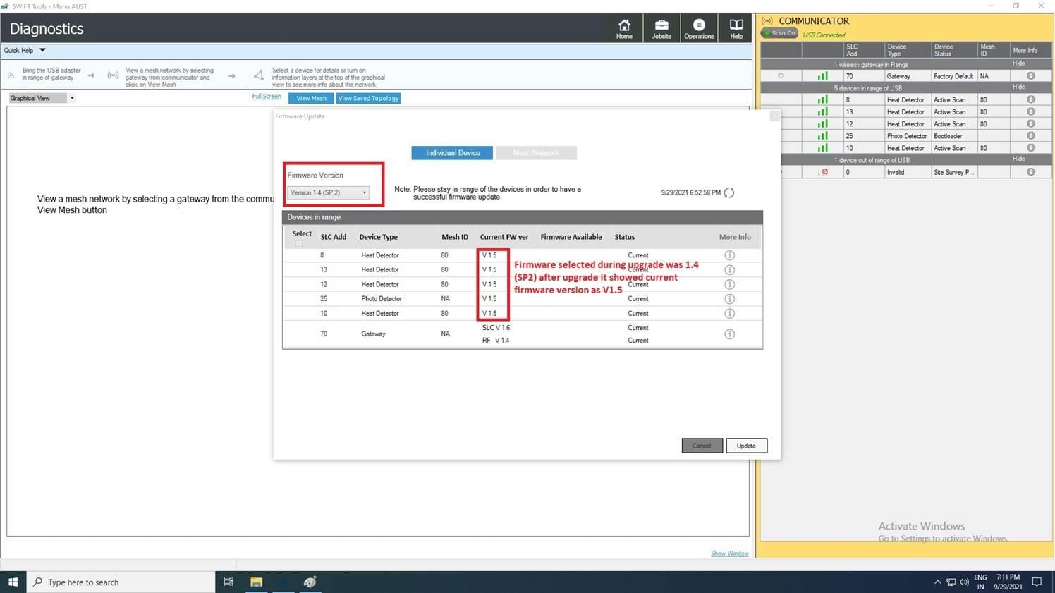 Release of SWIFT Tool Version 4.1.B7 | NOTIFIER Australia