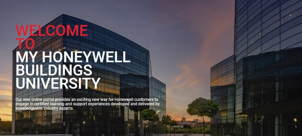 Introducing New Training Portal - My Honeywell Buildings University ...
