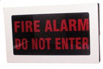 Indoor Illuminated Warning Signs | NOTIFIER Australia